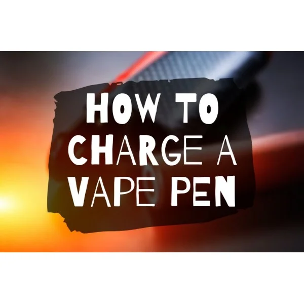 how to charge a vape pen