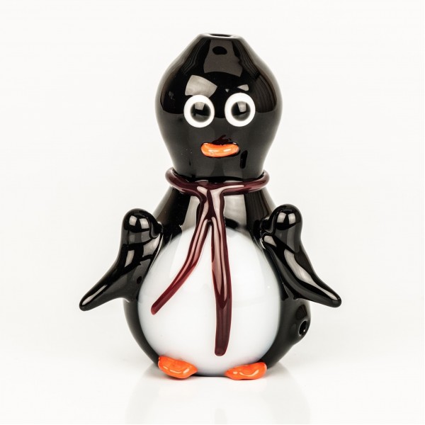 Penguin Pipe - Handblown Borosillicate Glass