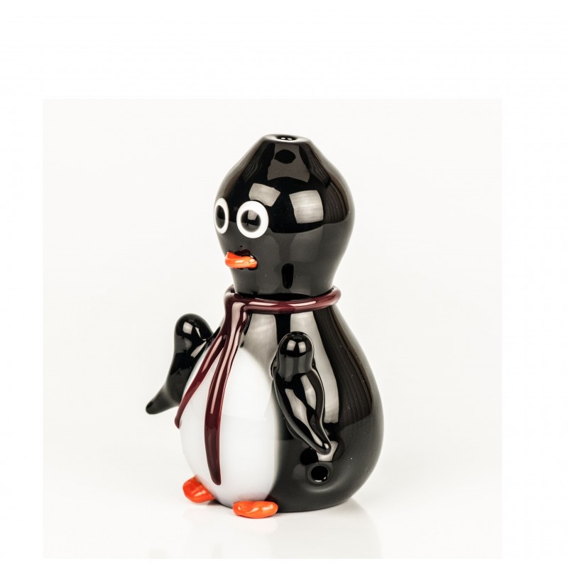 Penguin Pipe - Handblown Borosillicate Glass