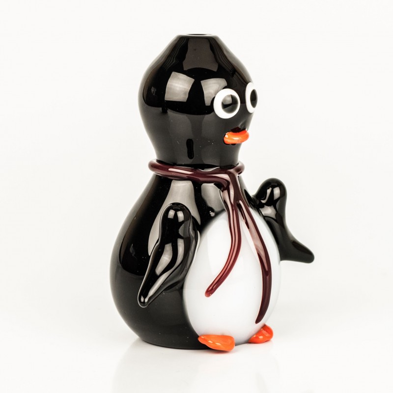 Penguin Pipe - Handblown Borosillicate Glass