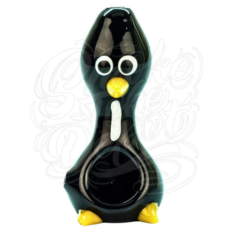 Black Penguin Pipe 3.5" Borosillicate Glass